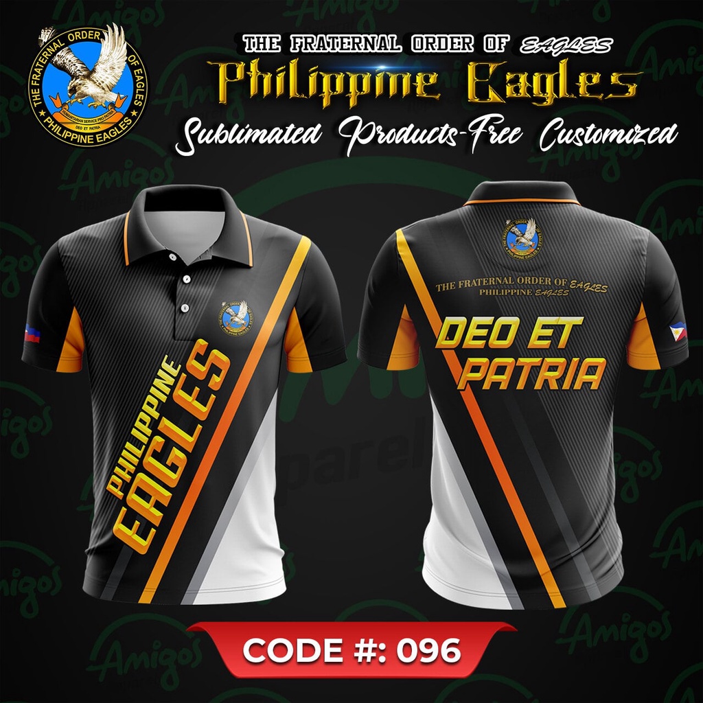 Philippine Eagles Polo Shirt Code#096 | Shopee Philippines