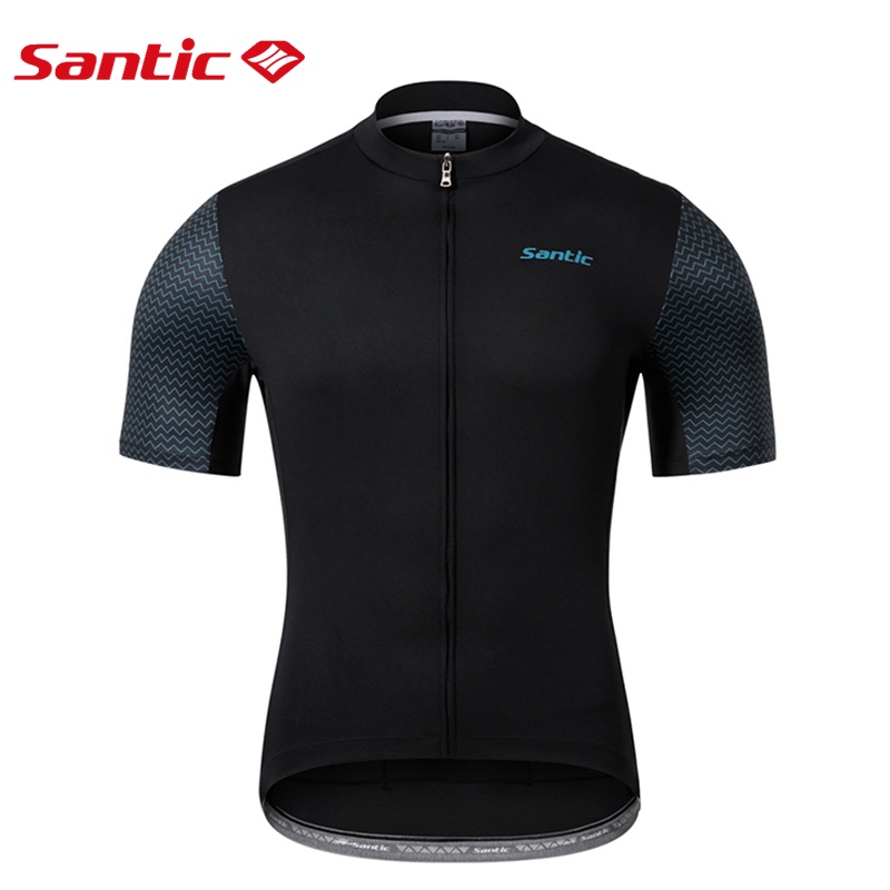 Santic Men Cycling Jerseys Short-sleeved Full Zipper Bike MTB ...
