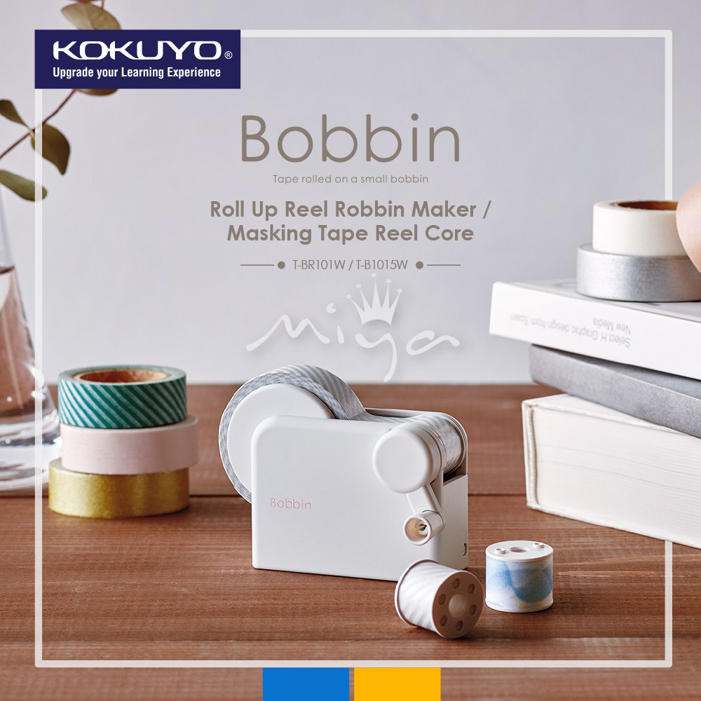 KOKUYO Bobbin Masking / Washi Tape Roll Up Reel Robbin Maker (comes ...