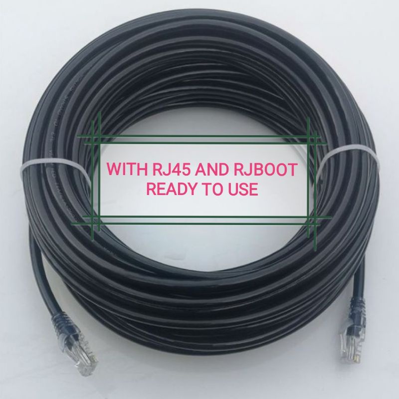 Lan Cable CAT6 Outdoor 10 to 100M double layer Waterproof Ethernet RJ45 ...