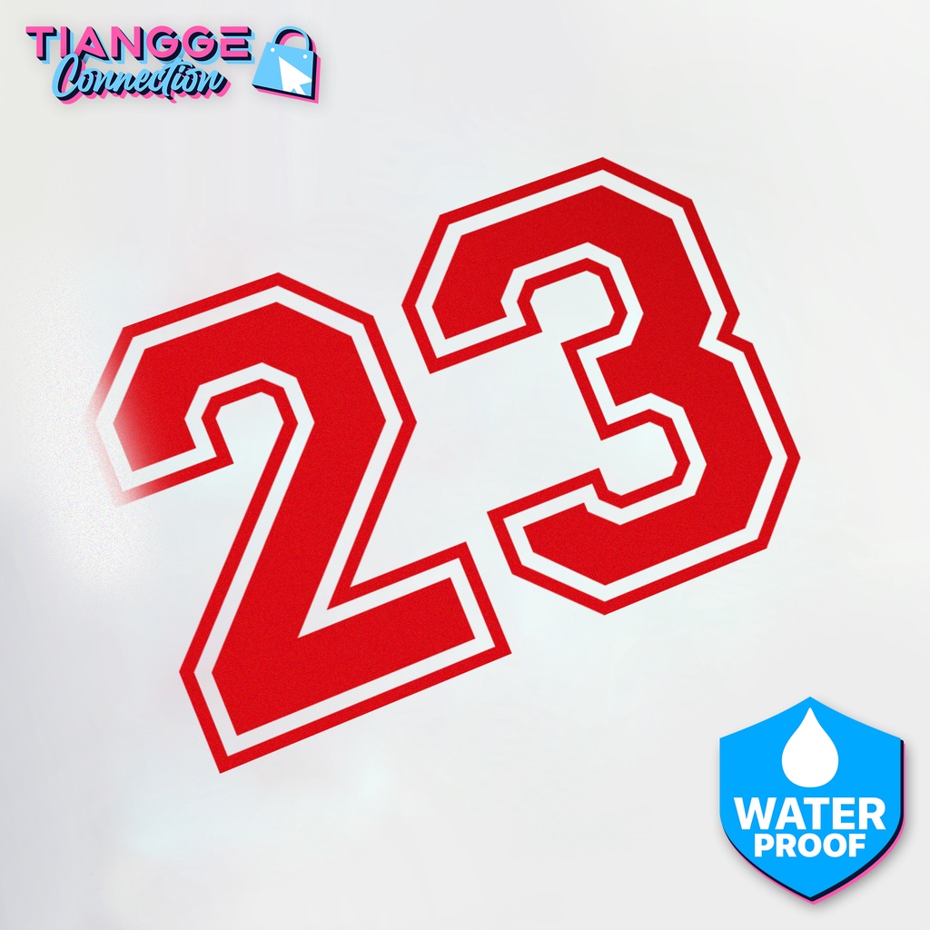 23 Michael Jordan VINYL STICKER WATERPROOF decal for motor car window ...