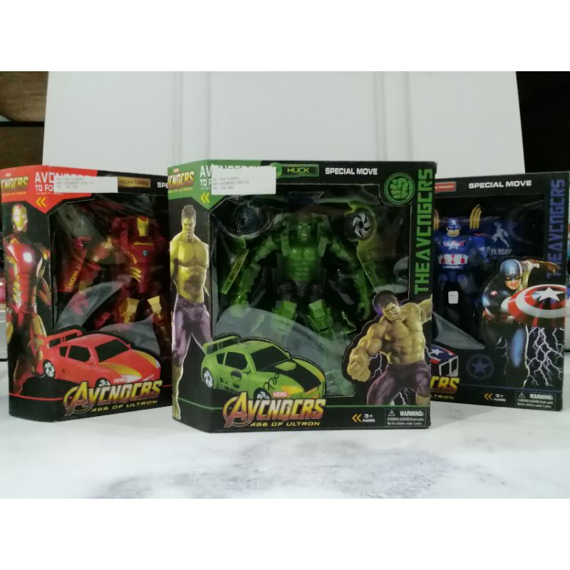 Avengers hero robot Toys avengers Car robot Toys hulk robot Toys ...