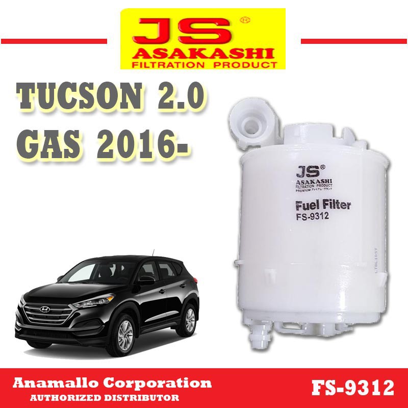JS Asakashi Fuel Filter For Hyundai Tucson 2.0 Gas 2016- (FS-9312 ...