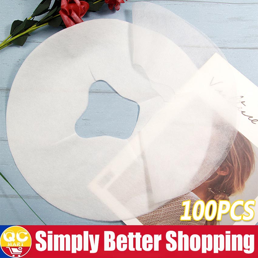 100Pcs/Pack Disposable Massage Headrest Pads Face Pillow Cover Cushion ...