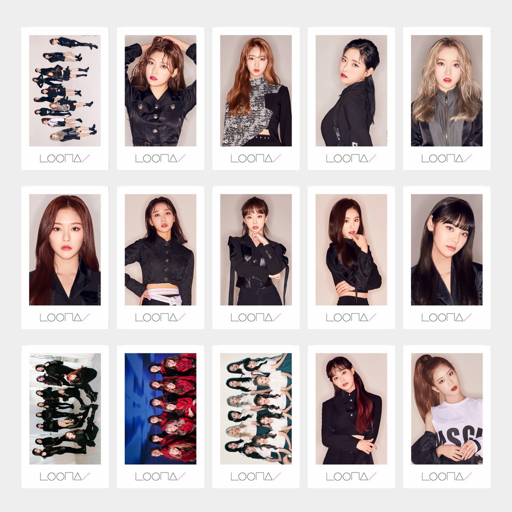 Polaroid Loona Kpop Lomocard Lomo Card Photo Set Package | Shopee ...