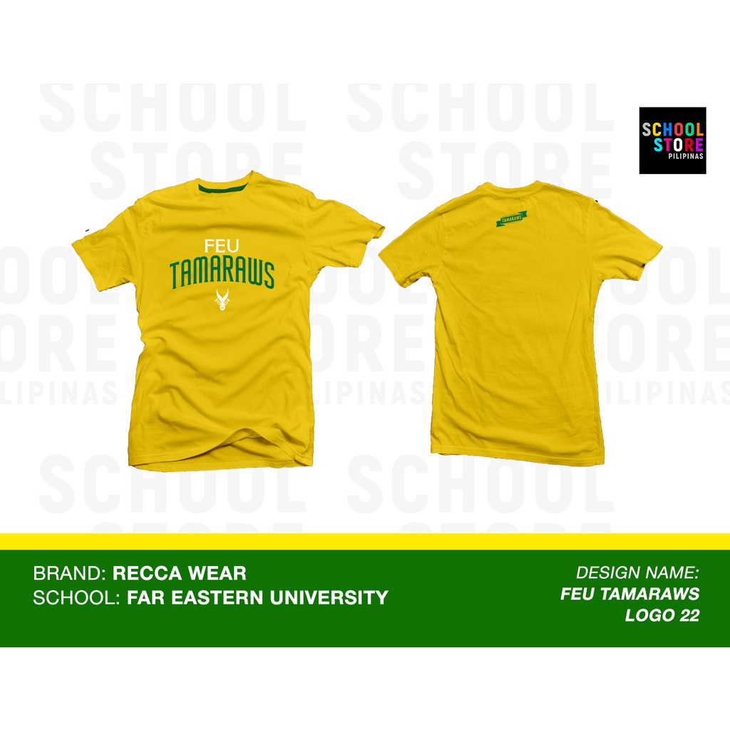 FEU Tamaraws LOGO 22 - Far Eastern University Shirt for Men Women ...