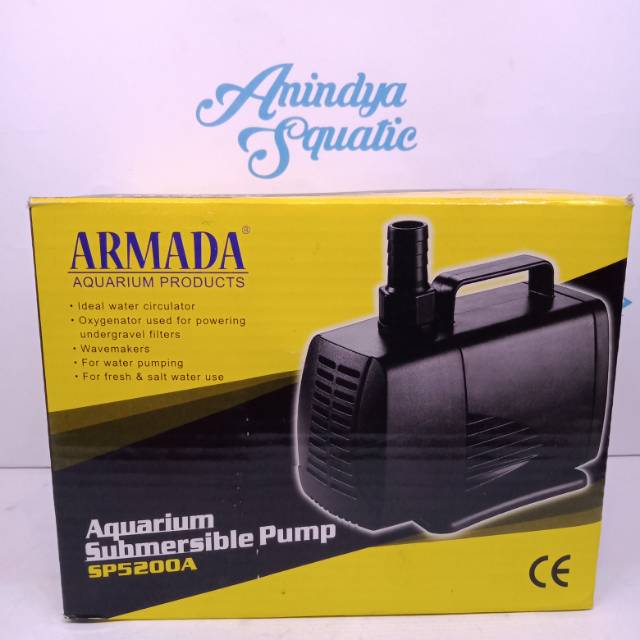 Armada Sp 5200 A SP5200A Sp 5200 Power Head Aquarium Hydroponic Pond ...