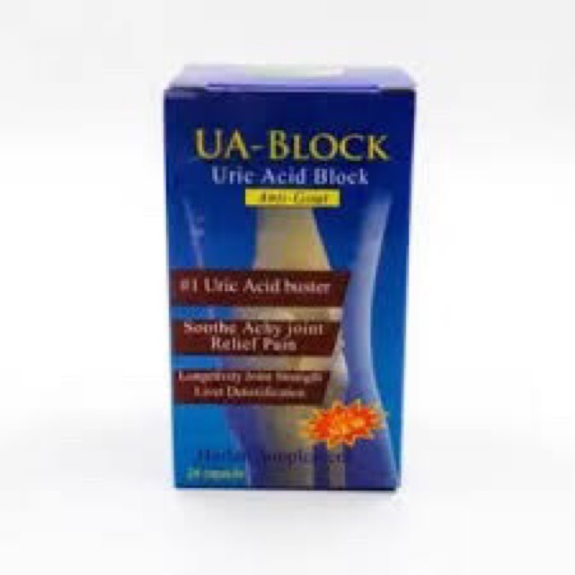 UA-Block Uric Acid Block Anti Gout 24’s | Shopee Philippines
