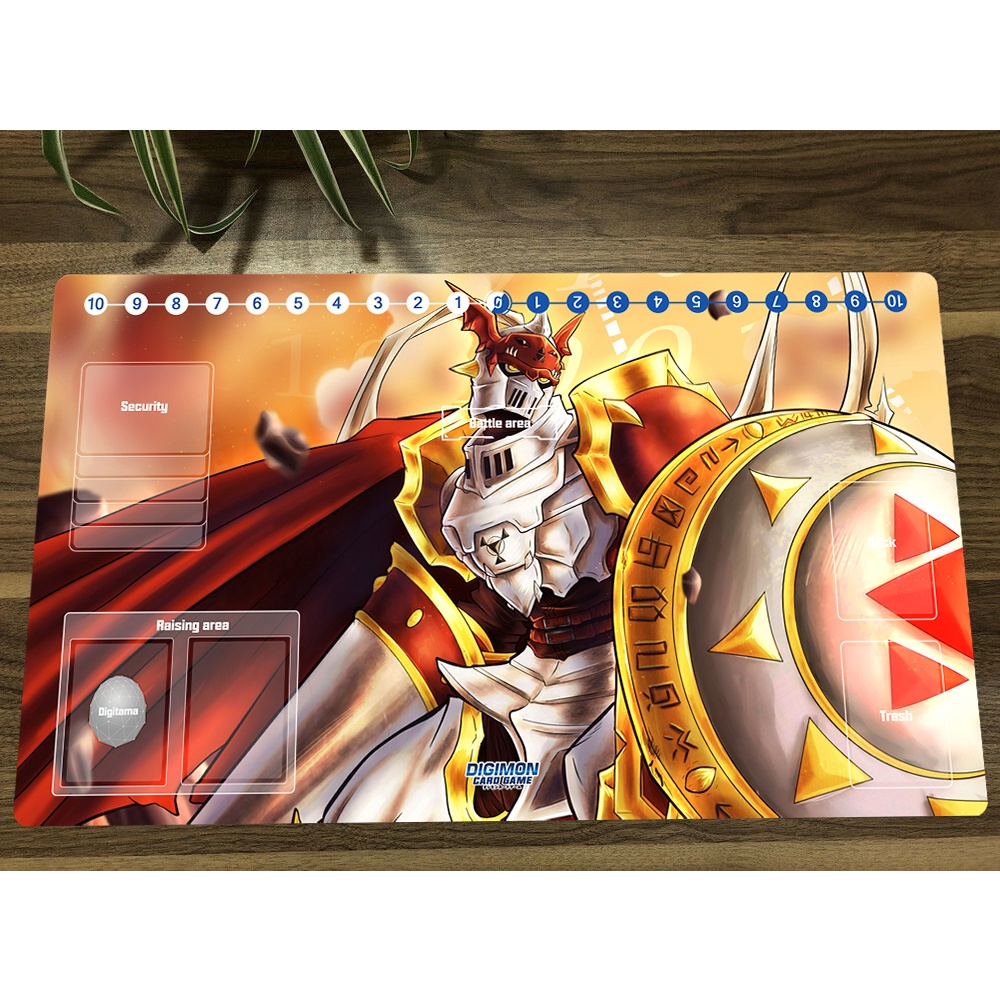 Digimon Board Game Playmat Gallantmon Trading Card Game Mat DTCG CCG ...