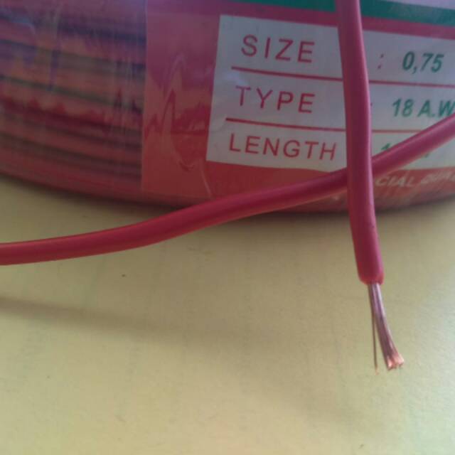 Cable 0,75 prime fiber cable 0,75 prime brand price per meter | Shopee ...