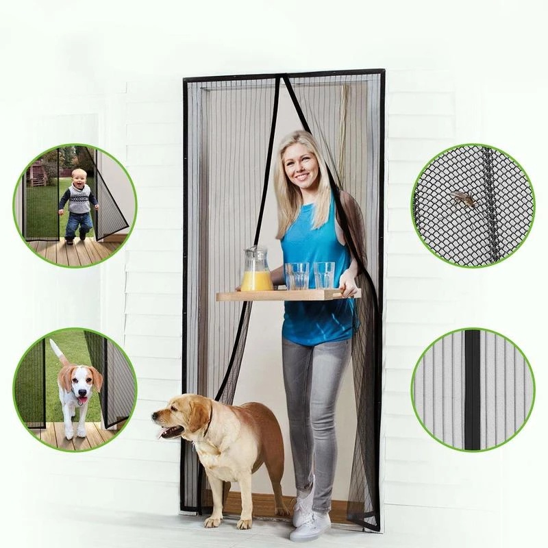 Magnetic Insect Door Net Screen Bug Mosquito Fly Insect Mesh Guard ...