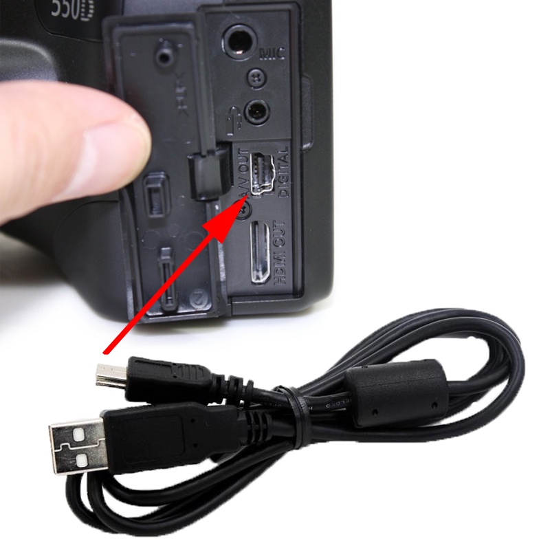 USB cable for SLR camera data line For Canon 5D 7D 10D 20DD 450D 500D ...