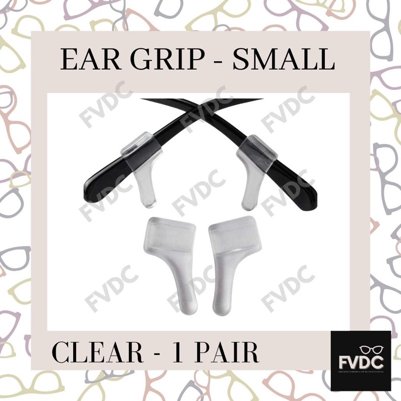 FVDC ANTI-SLIP EAR GRIP, COMFORT Silicone Ear Hook, Eye glass Temple ...