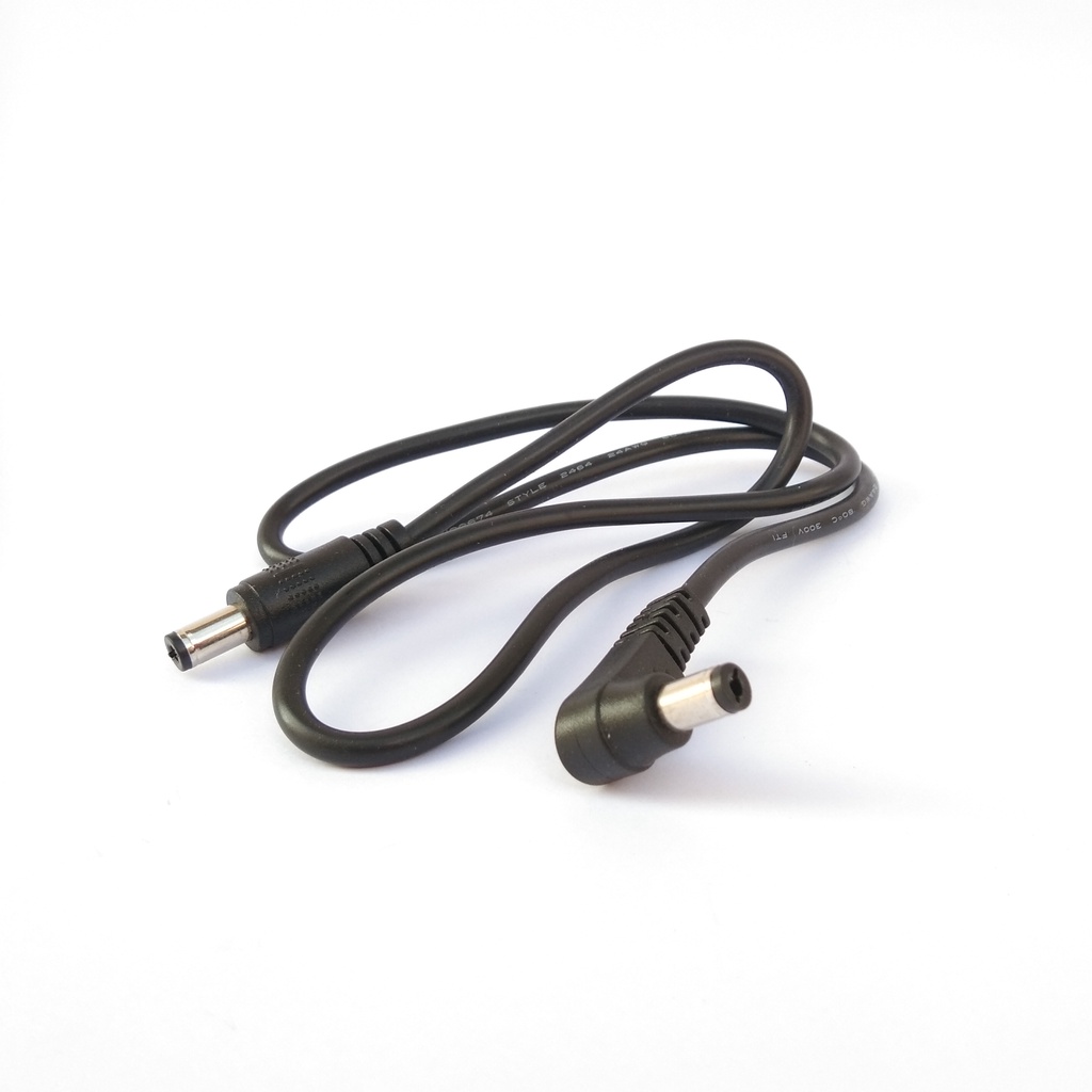 Guitar Effect DC Cables 24 INCHES LENGTH Power Cable Straight to Right ...
