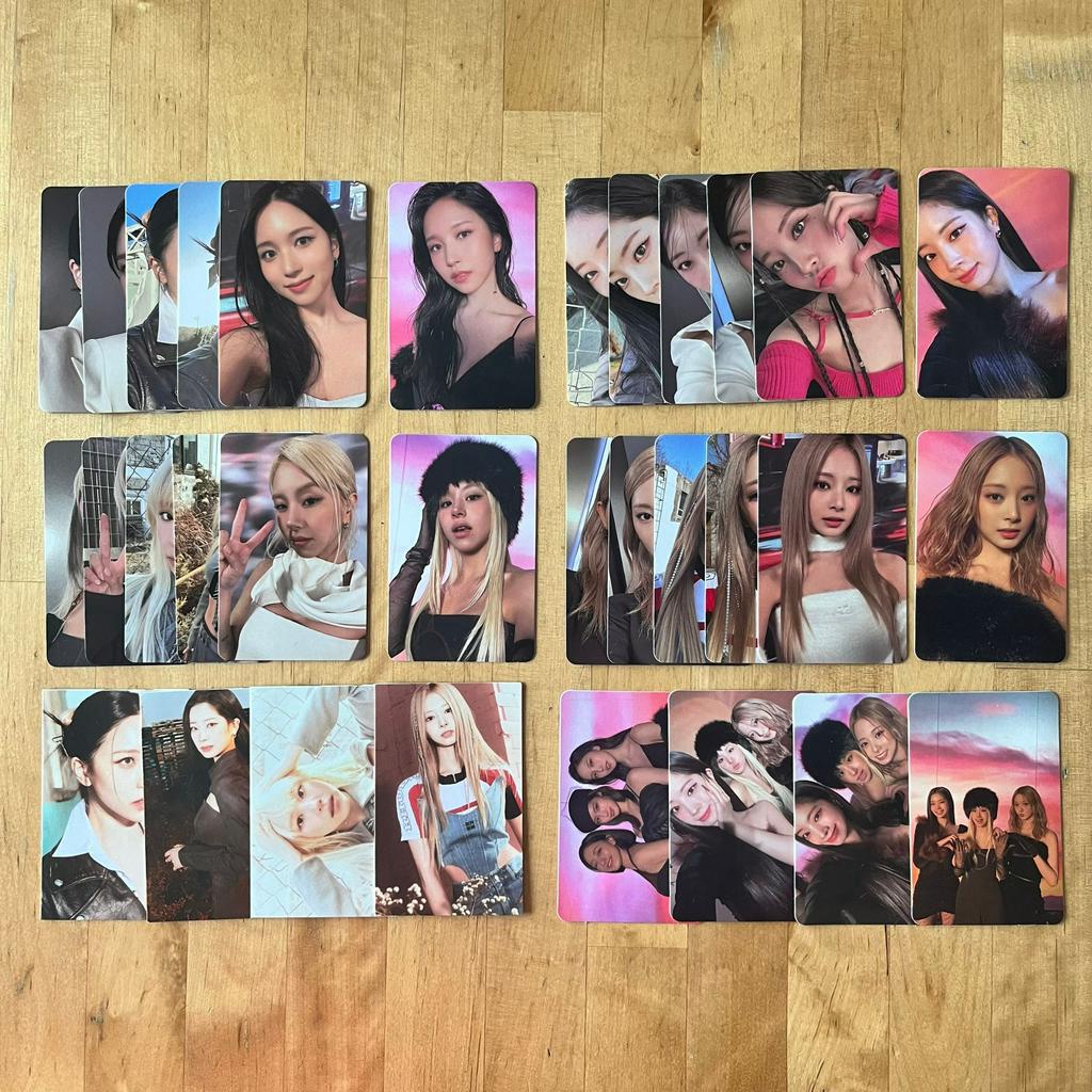 TWICE Ready To Be Album Digipack Photocard and Message Card (Mina, Dahyun, Chaeyoung, Tzuyu ...