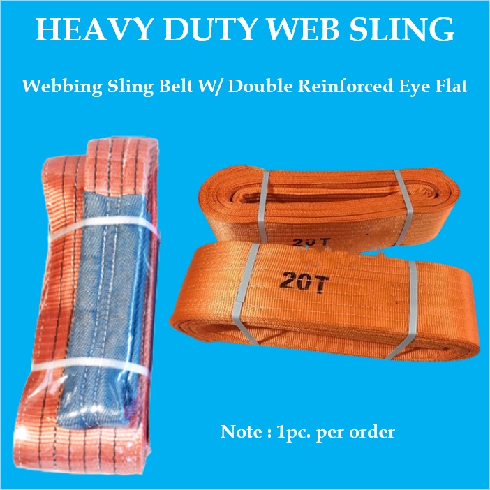 Toyu 20 Tons 8-12 Meters Heavy Duty Lifting Belt Web Sling Belt Eye ...