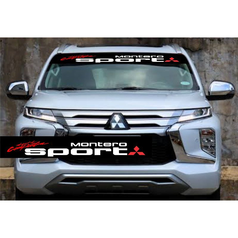 mitsubishi montero windshield sticker fit for any models | Shopee ...