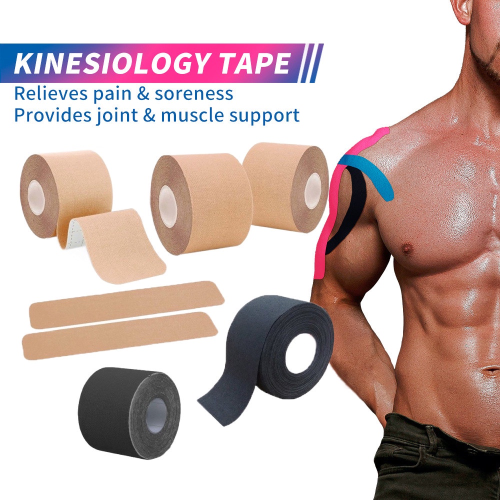 Kinesiology Tape Athletic Recovery Elastic Tape Gym Fitness Bandage ...