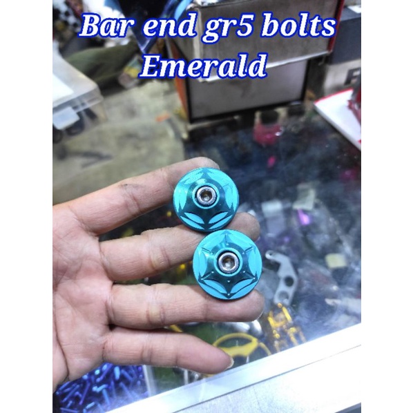 GR5 bar end (emerald) | Shopee Philippines