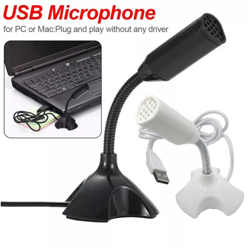 【In Stock】Pc Plug and Play USB Home Studio Omnidirectional Microphone ...
