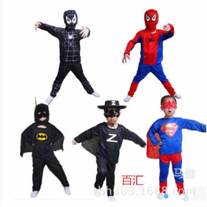 Spiderman Hitam/Spiderman cosplay children | Shopee Philippines