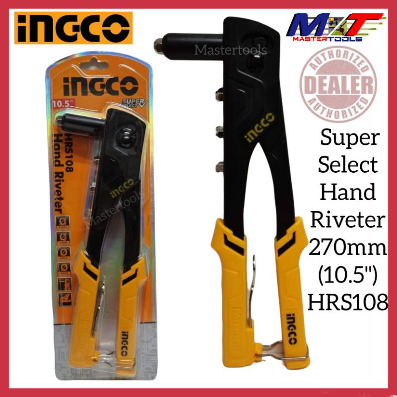 Ingco Super Select Hand Riveter 270mm (10.5") HRS108 | Shopee Philippines