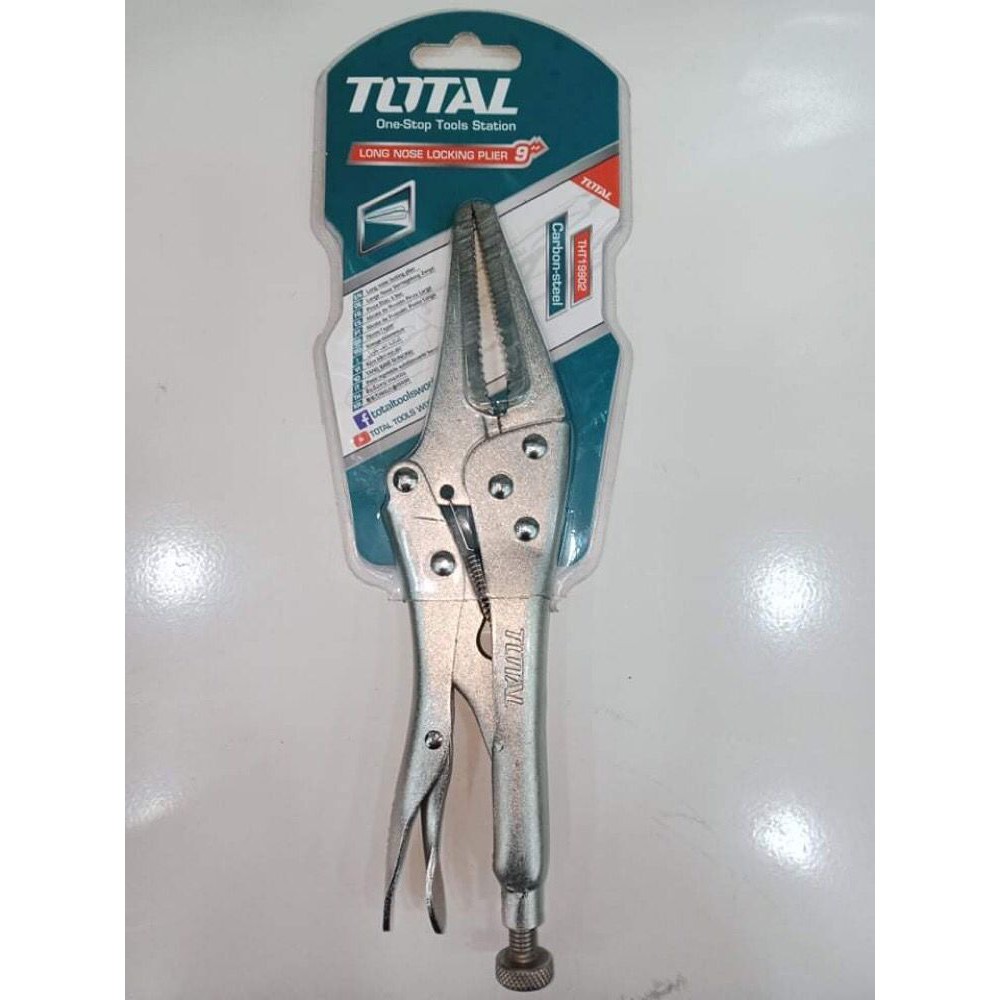 TOTAL TOOLS VICE GRIP PLIERS CURVED STRAIGHT LONG NOSE Shopee Philippines