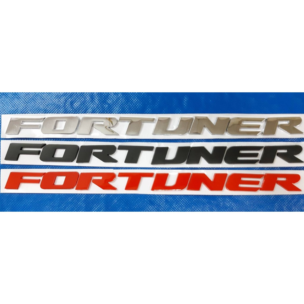 Fortuner 3D Logo On The Hood | Shopee Philippines