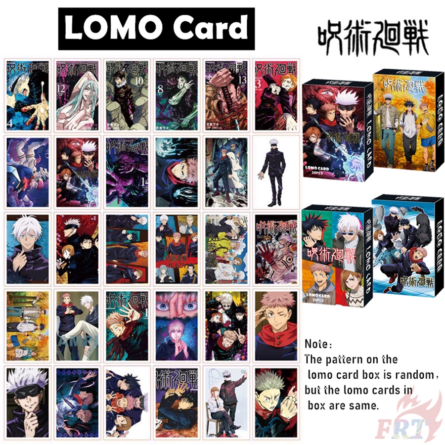 Anime：Jujutsu Kaisen Q-1 Lomo Cards 30Pcs/set Itadori Yuji / Fushiguro ...