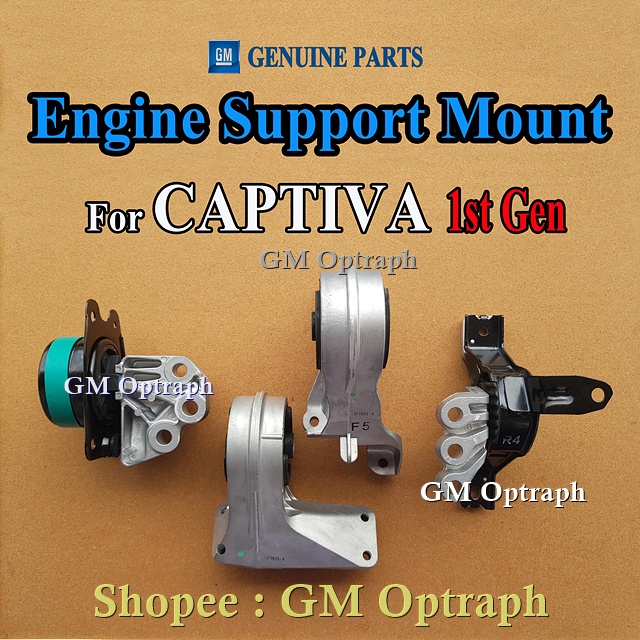 CAPTIVA Diesel 1st Gen 4x2 Engine Mount Support set ( GM Genuine / Made ...