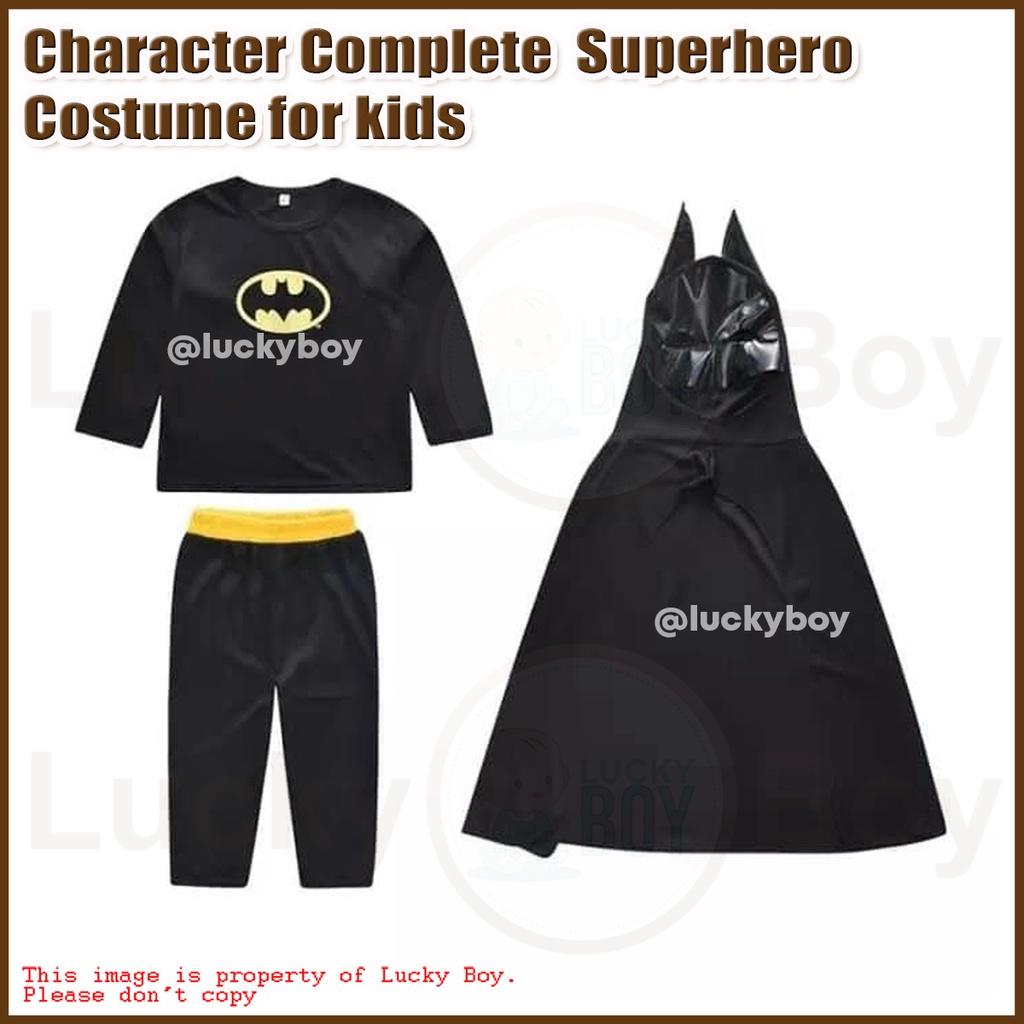 Bat-Man Kids Superhero Costume for Toddlers | Shopee Philippines