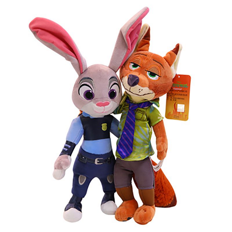 Colorful Plush Zootopia/zootropolis Toy Featuring Judy Hopps Nick ...