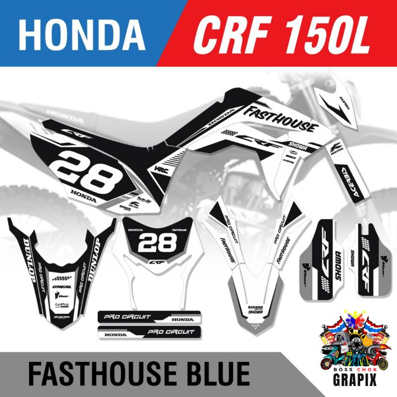 Honda CRF 150 Full Body Decals (Free Stickers) | Shopee Philippines