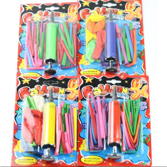 COD BIRTHDAY SUPPLIES /PARTY BALLOONS SET WITH 18CM PUMP #P-222/JL13171 ...