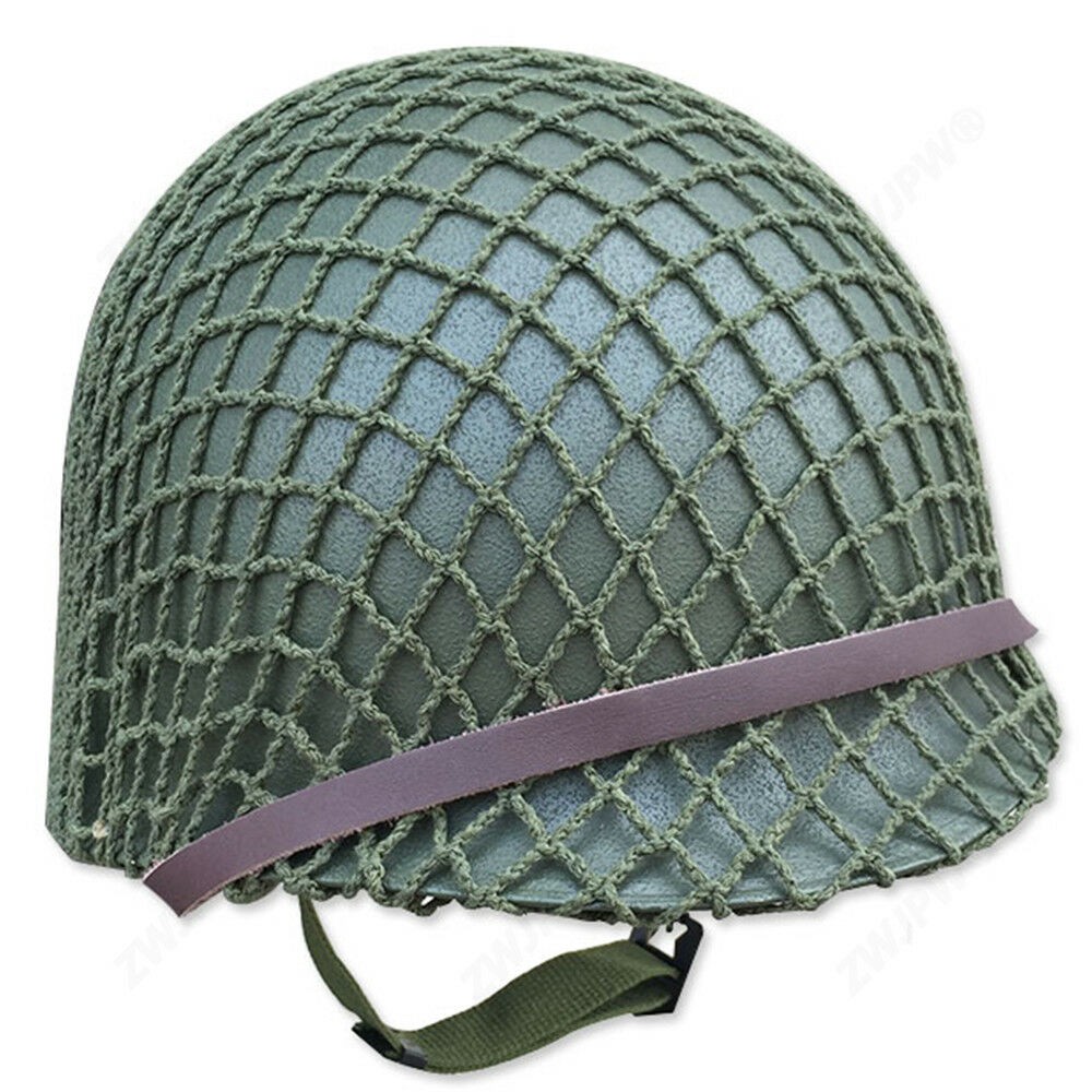 WW2 US ARMY Paratrooper M1 HELMET NET COTTON CAMOUFLAGE TACTICAL ONLY ...