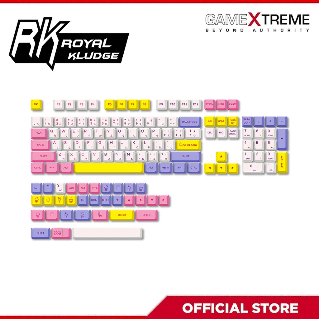 Royal Kludge XDA-1 PBT Keycaps 136 keys | Shopee Philippines