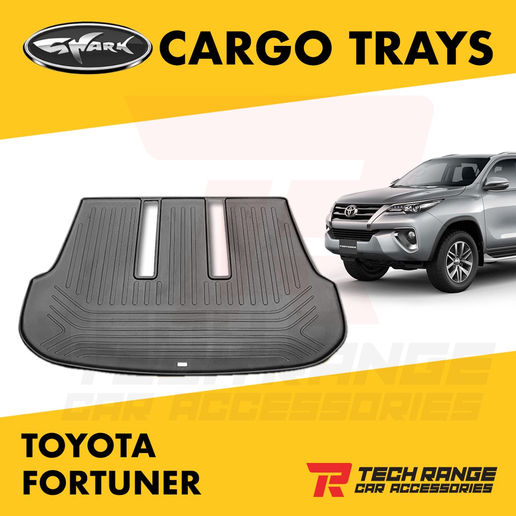 Shark Cargo Mats / Trunk Trays Toyota Fortuner (New 2016-2021) | Shopee ...