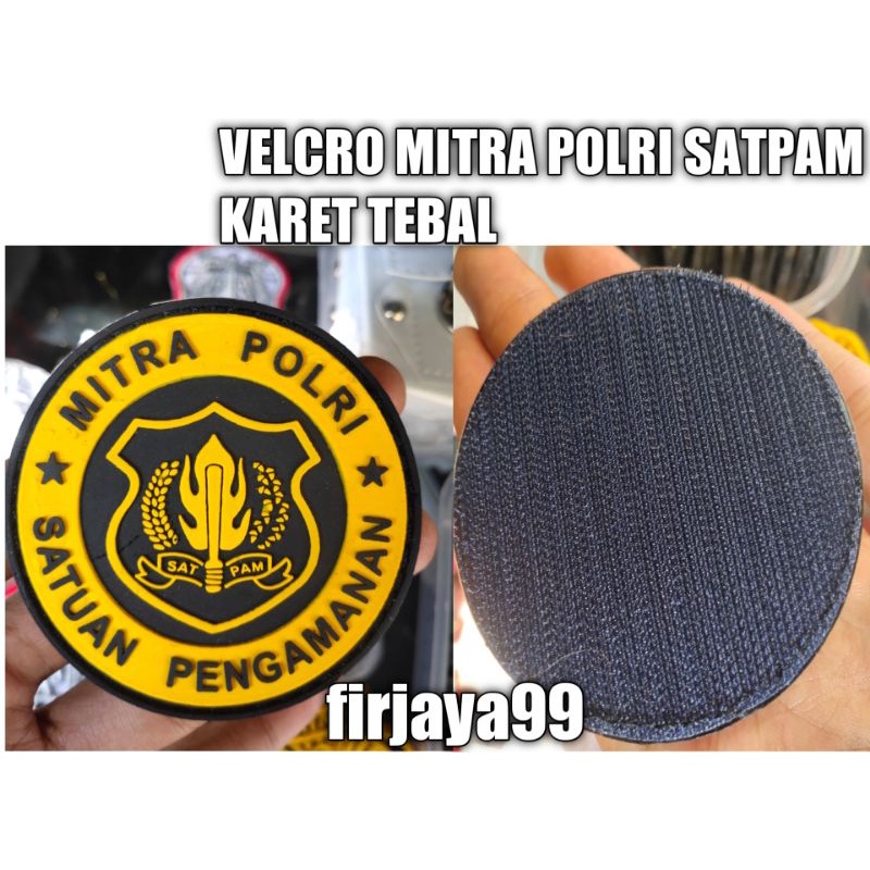 Velcro logo for the National Police partner, security guard/security unit | Shopee Philippines
