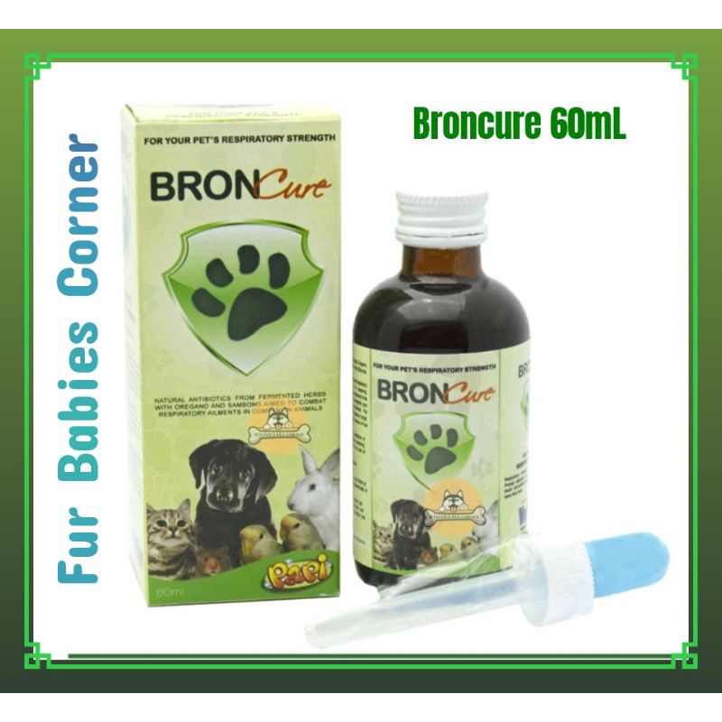 Papi Broncure 60mL For Cough And Cold (For Your Pet's Respiratory ...