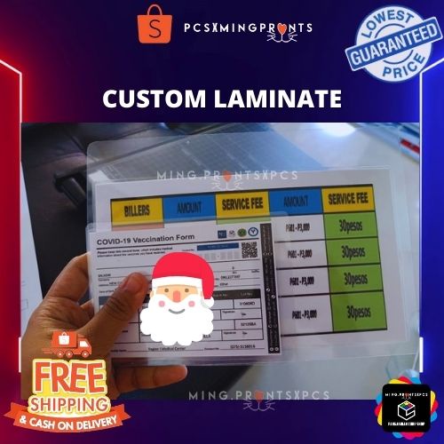 CUSTOMIZED LAMINATION GCASH QR CODE / OWN LAYOUT | Shopee Philippines