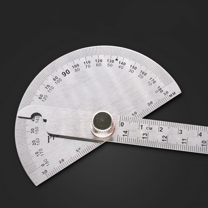 Protractor Combi Ruler Stainless Protractor Angle Measuring Tool ...