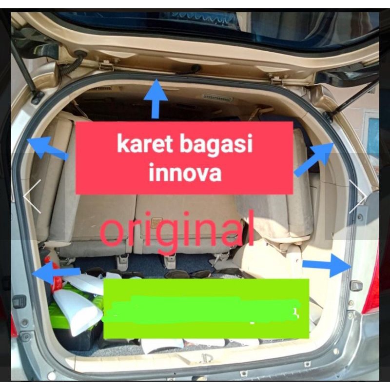 Toyota Innova 2005_2015 Rear Luggage Door Rubber Luggage Rubber ...