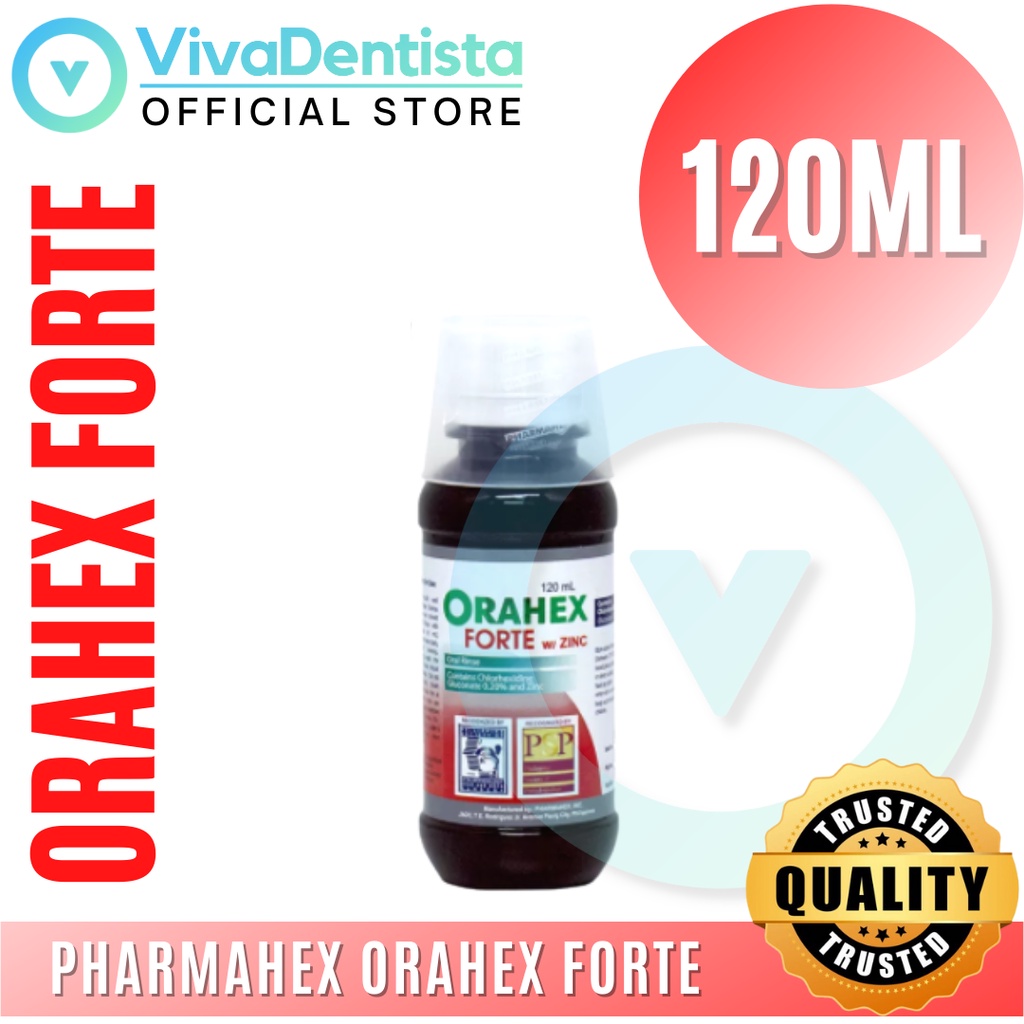Orahex Forte with Zinc Oral Rinse, with Chlorhexidine Gluconate, most ...