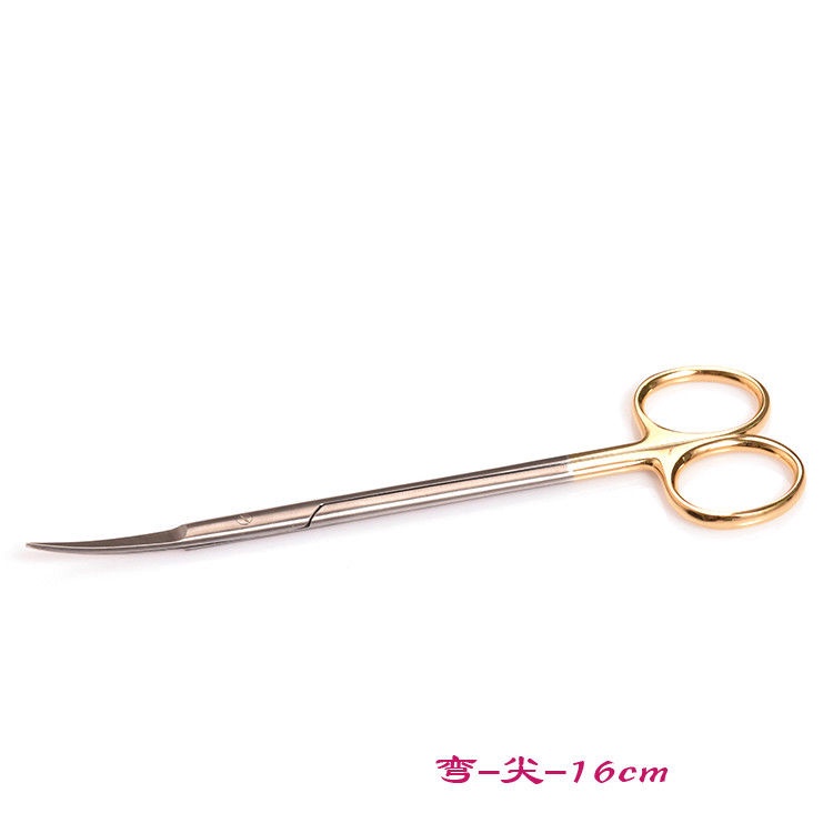 1 silver Iris Scissors angled surgical Dental surgery Micro serrated ...