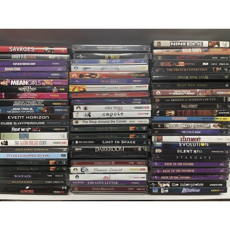 Original Preloved Vcd Assorted Movies | Horror | Musical | Classics ...
