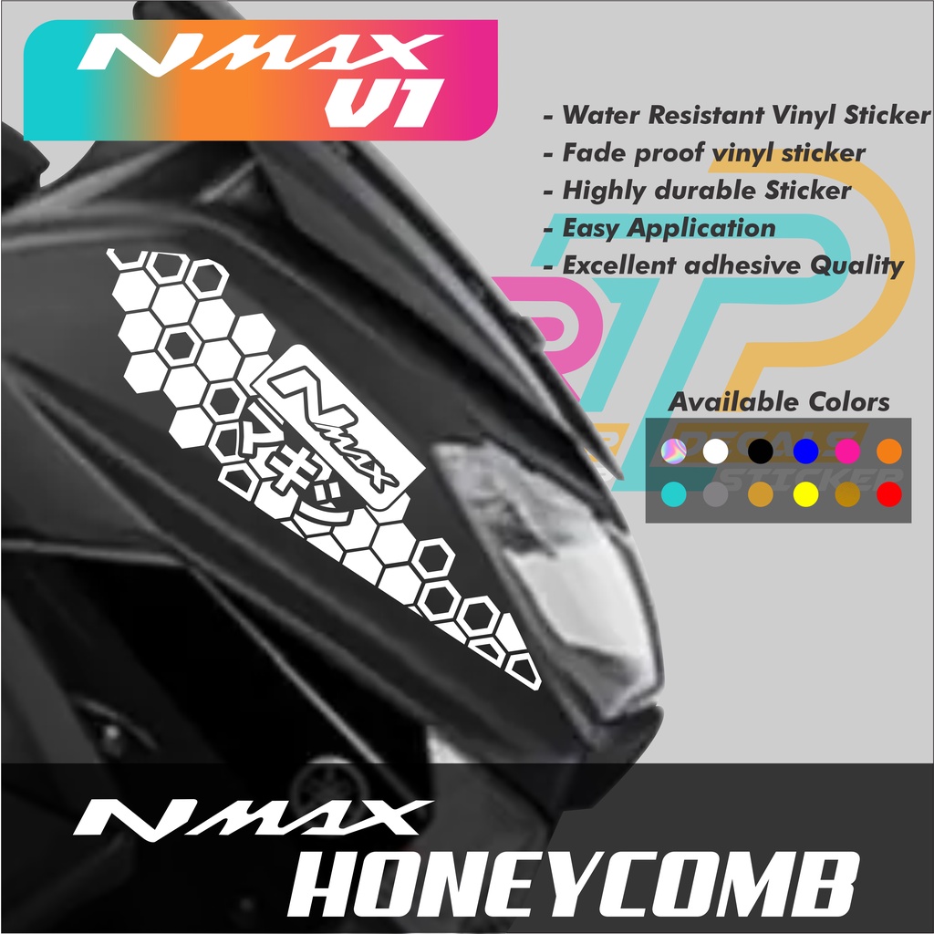 Yamaha Nmax V1 Honeycomb Sticker Decals for Side Panel | Shopee Philippines