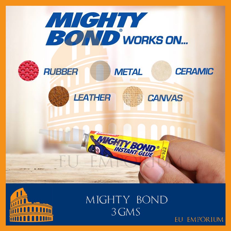 Mighty Bond Instant Adhesive Super Glue Clear Glue-3 gms [EU EMPORIUM ...