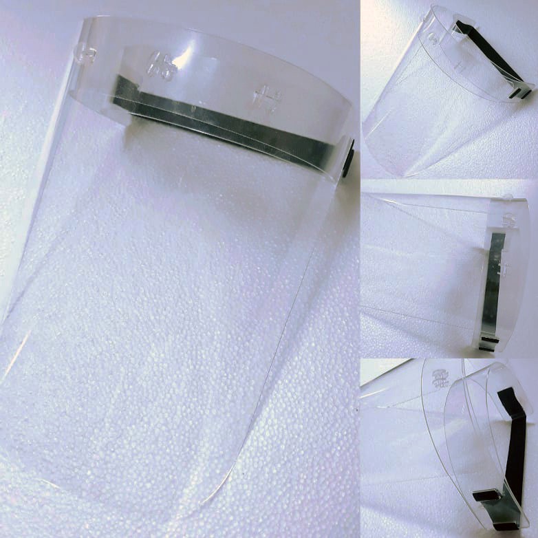 acry hard face shield (acrylic hard protect face shield) | Shopee ...