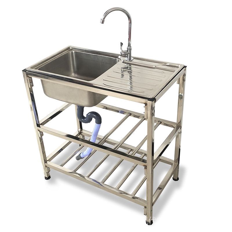 【New product】Simple stainless steel sink with stand platform sink ...