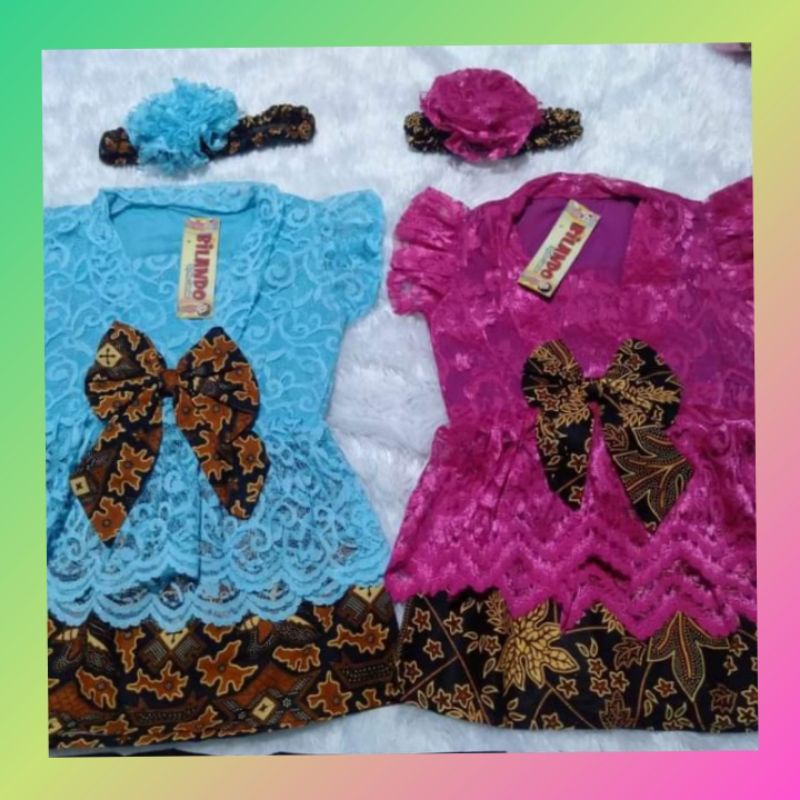 V-neck baby kebaya set/Balinese kebaya traditional clothes/cute ...